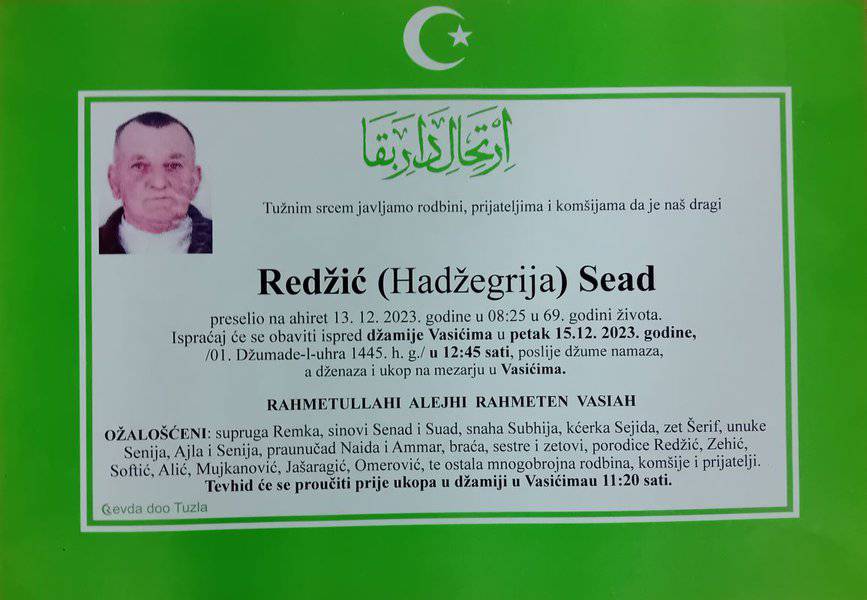 In memoriam: Sead (Hadžegrije) Redžić - Tuzla L!VE