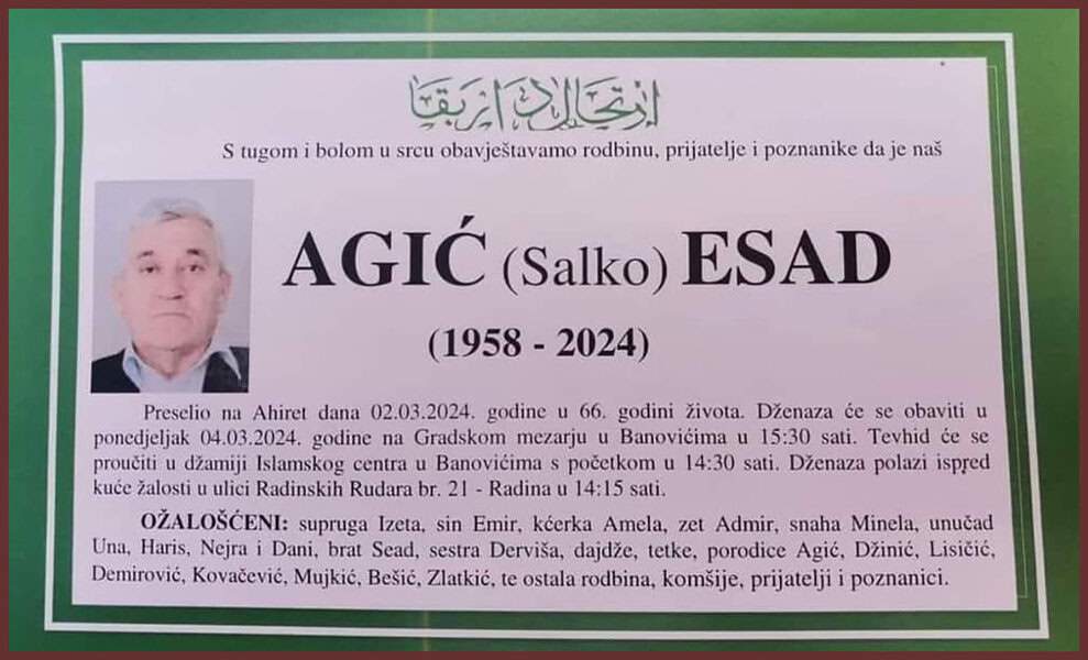 In memoriam: Esad (Salke) Agić - Tuzla L!VE