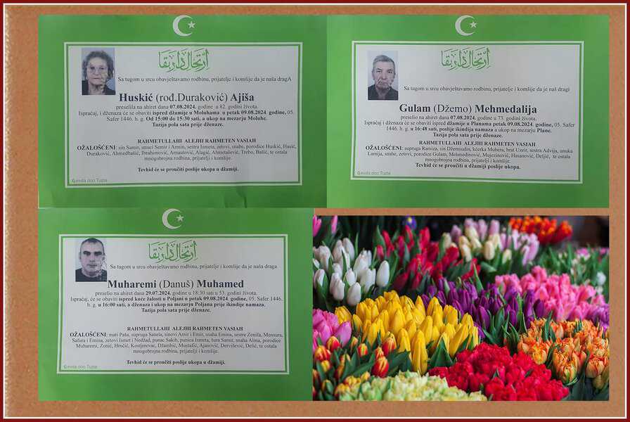 In memoriam: Ajiša Huskić, Mehmedalija Gulam, Muhamed Muharemi (Foto) - Tuzla L!VE