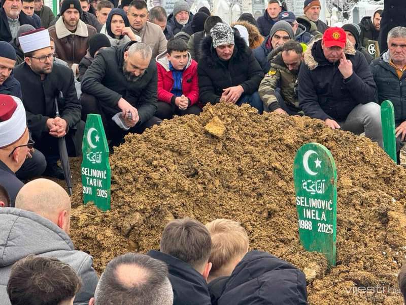 Inela i njen sin sahranjeni jedno pored drugog, lokacija ubice još ...